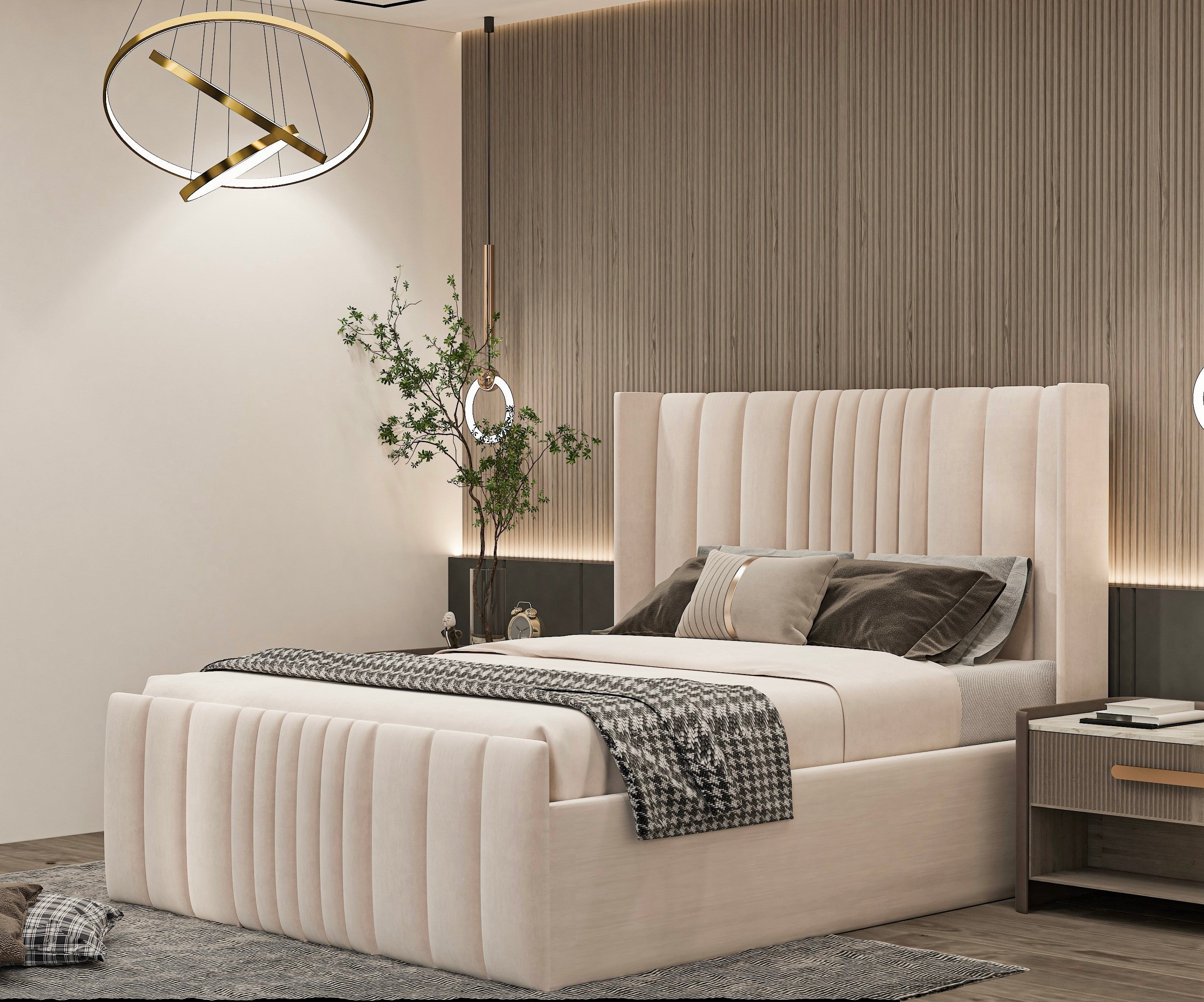 Luxury Liner wingback Bed – Luxury Bed Centre